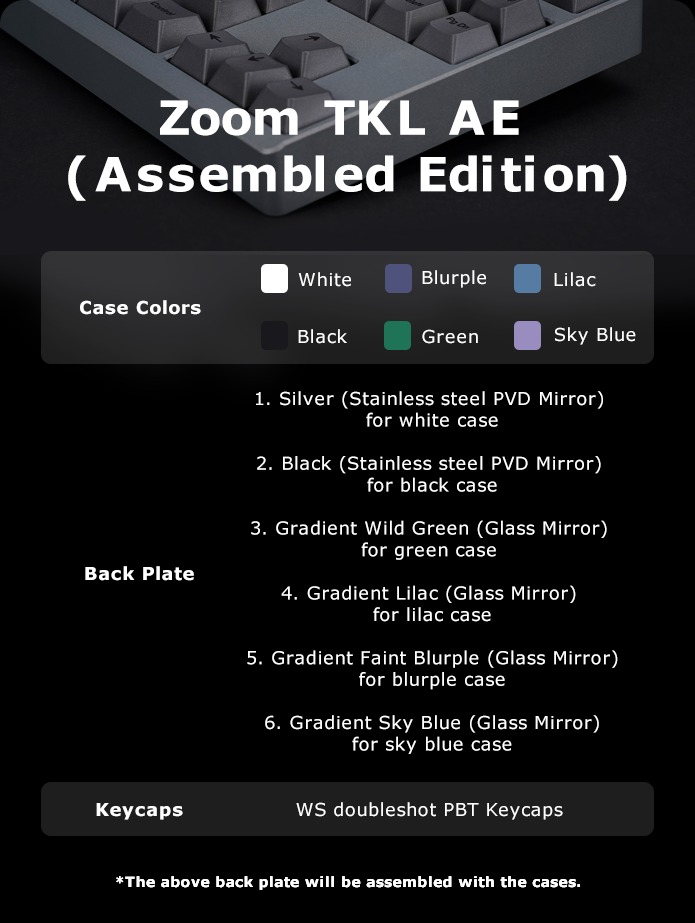 [예약판매] ZOOM TKL ASSEMBLED EDITION