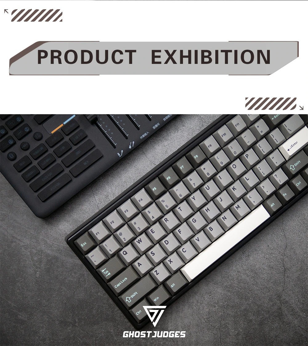 Ghost Judges PBT 이색사출 키캡 Star Ship 179Key 세트