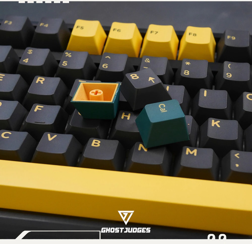 Ghost Judges PBT 이색사출 키캡 Mars Green 178Key 세트