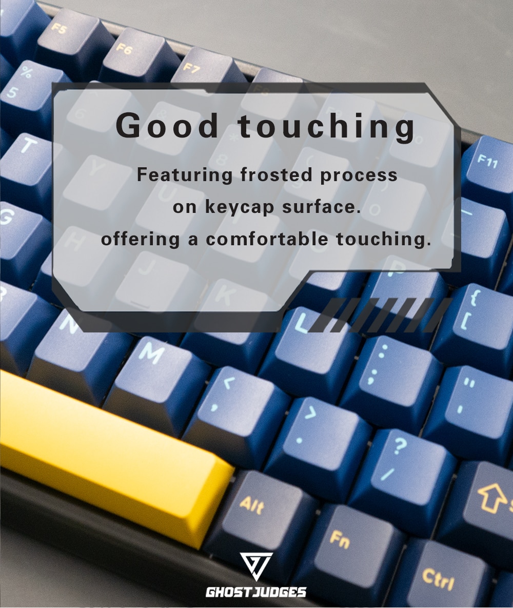 Ghost Judges PBT 이색사출 키캡 Nautilus 178Key 세트